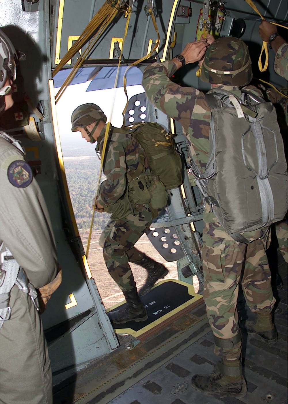 DVIDS - Images - A soldier from the Army's 82nd Airborne exits out of ...
