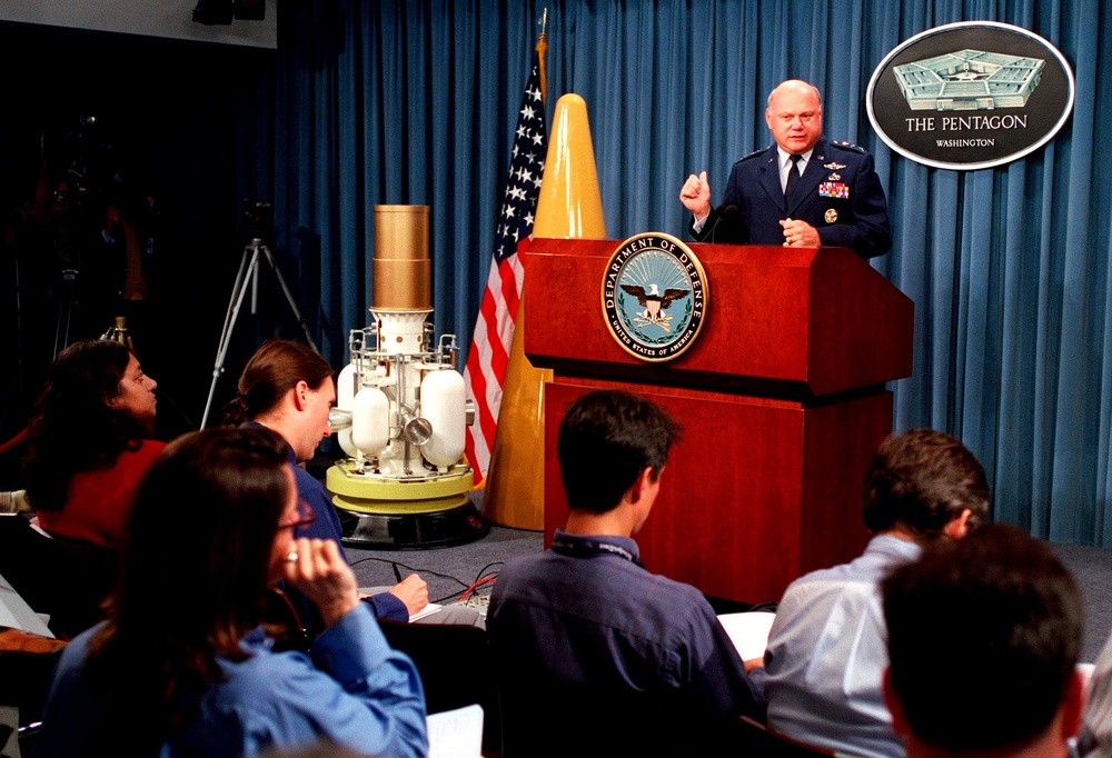 DVIDS - Images - Lt. Gen. Kadish briefs reporters about the upcoming ...