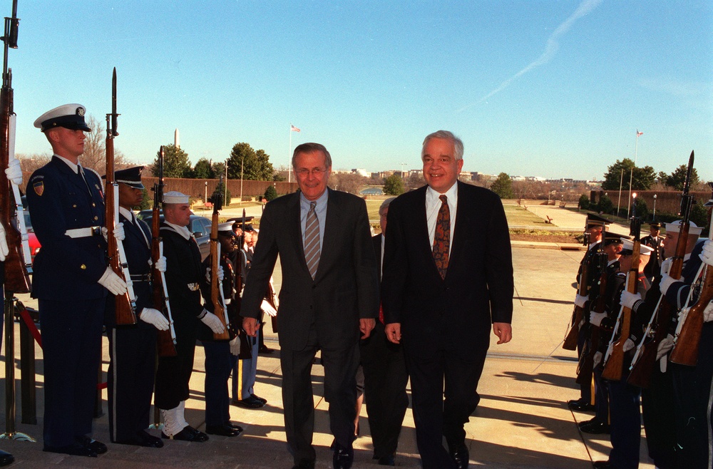 DVIDS - Images - Secretary Rumsfeld escorts Canadian Minister of ...