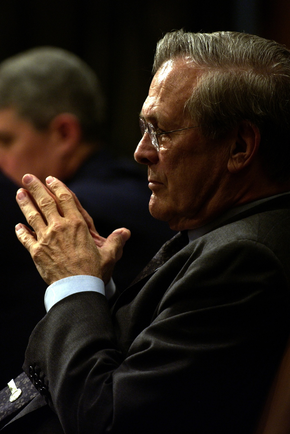 DVIDS - Images - Secretary Rumsfeld listens to testimony before the ...