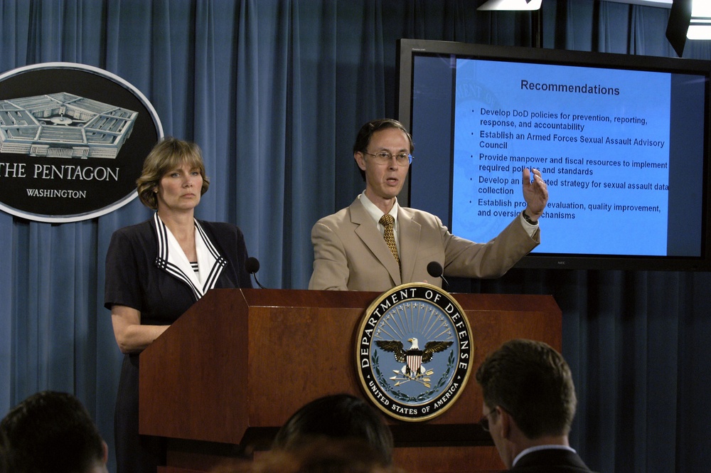 DVIDS - Images - Ellen Embrey and David Chu present the findings and ...