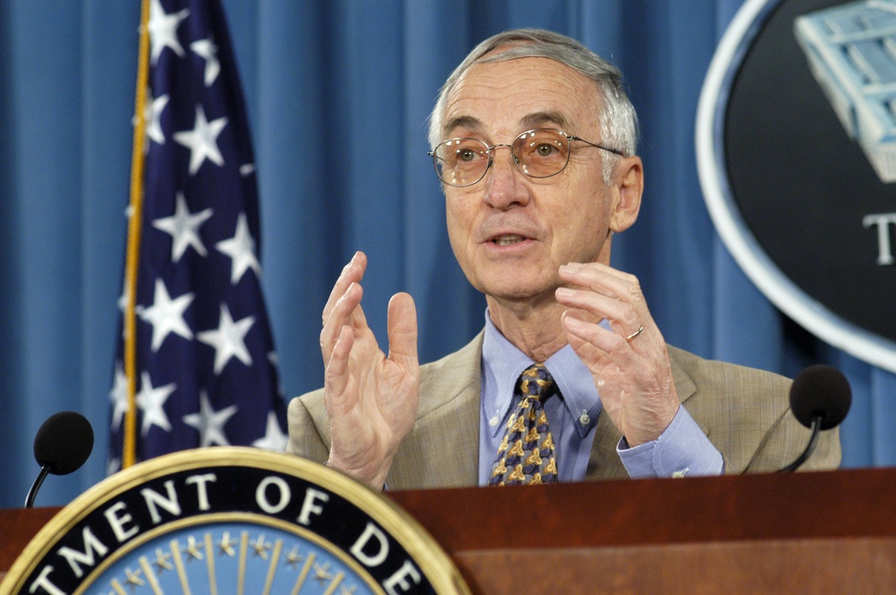 DVIDS - Images - Secretary of the Navy Gordon England explains to ...