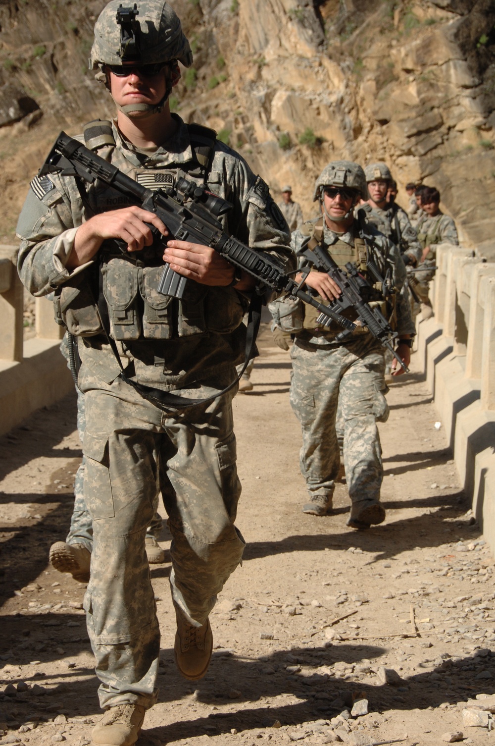 DVIDS - Images - U.S. Army soldiers conduct a security patrol.