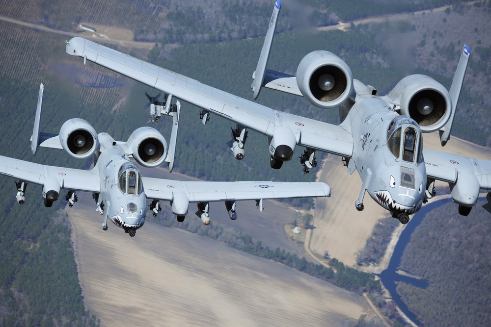 DVIDS - Images - Two A-10C Thunderbolt II aircraft fly in formation ...