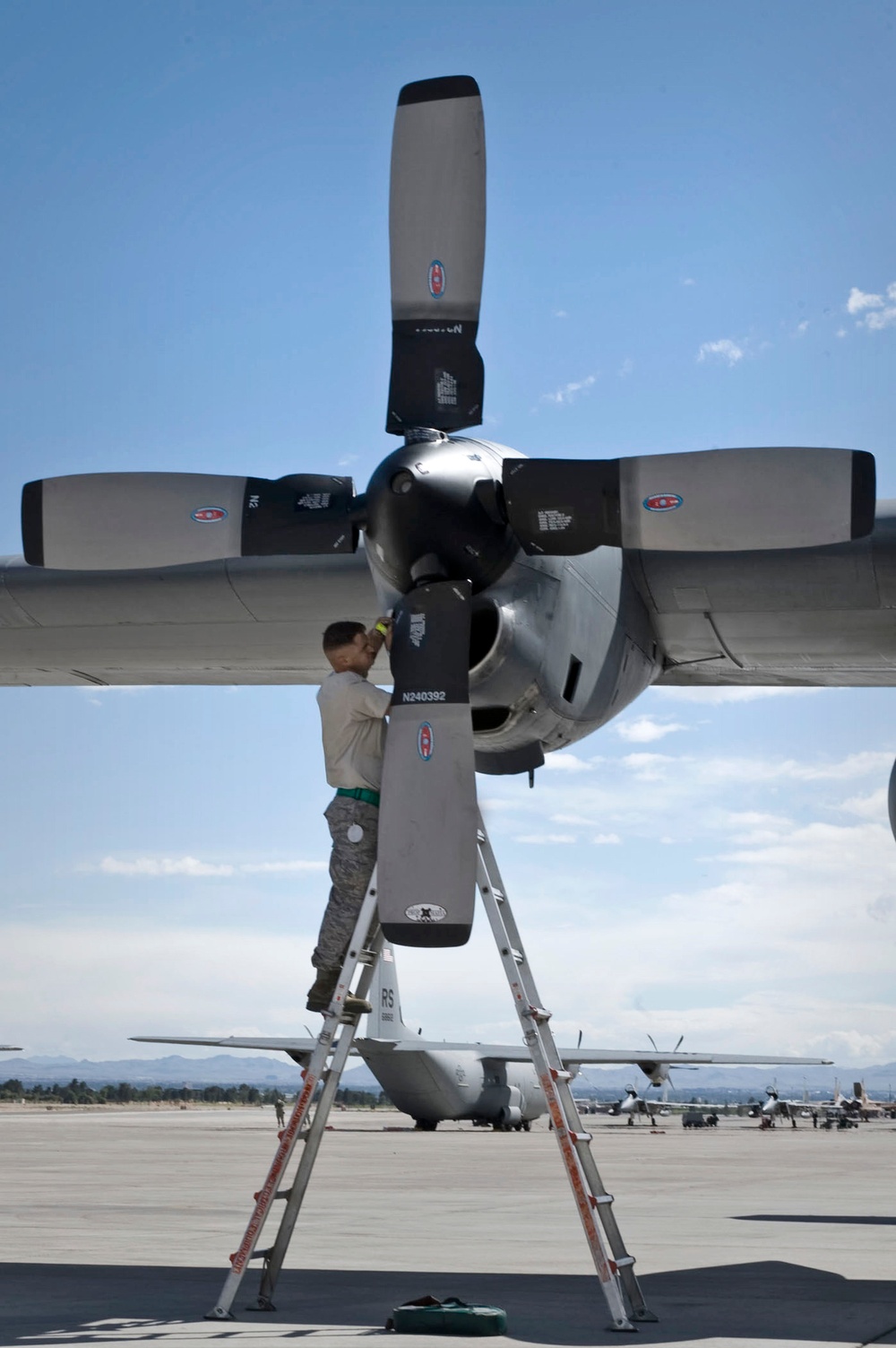 DVIDS - Images - Staff Sgt. Christopher Rhodus performs an inspection ...