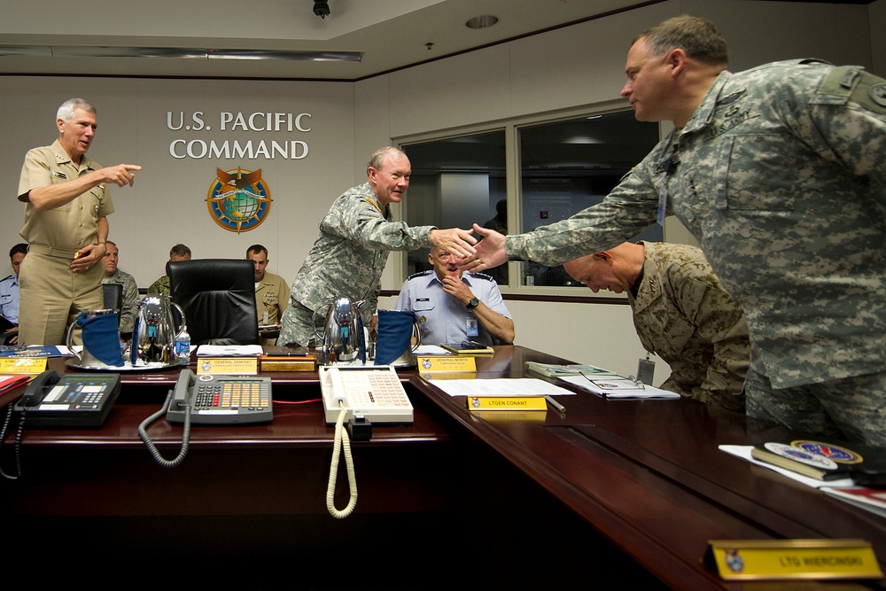 DVIDS - Images - Adm. Locklear introduces senior members of his staff ...
