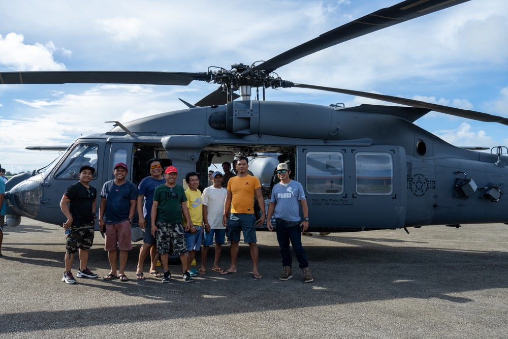 DVIDS - Images - JBER team brings “Pet the Jet” day to Tinian [Image 16 ...