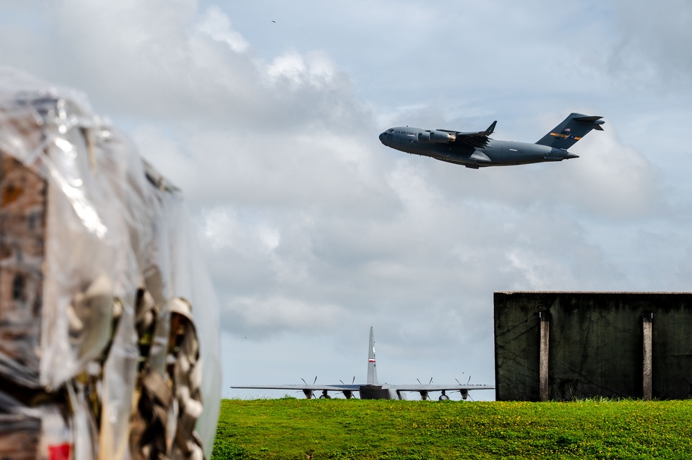 DVIDS - Images - AMC aircraft depart Andersen AFB in support of Bamboo ...