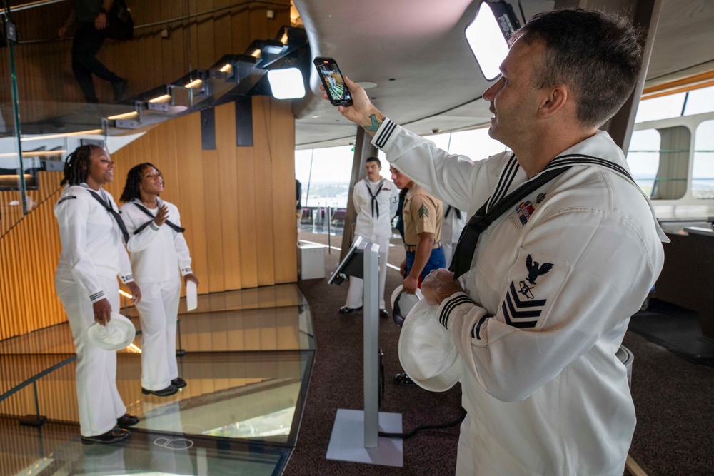 DVIDS - Images - U.S. Navy Sailors tour the Seattle Space Needle [Image ...