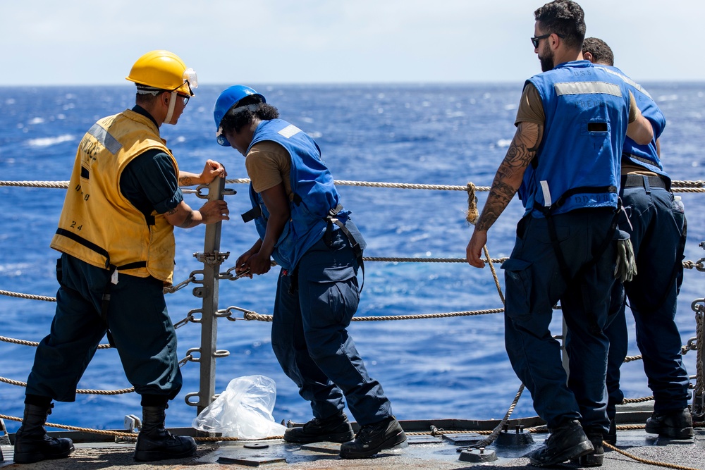 DVIDS - Images - USS Preble Conducts Underway Replenishment [Image 2 of 11]