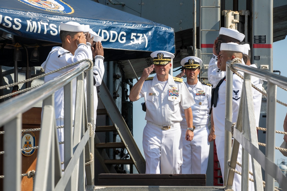 DVIDS - Images - USS Mitscher (DDG 57) gets underway for deployment ...