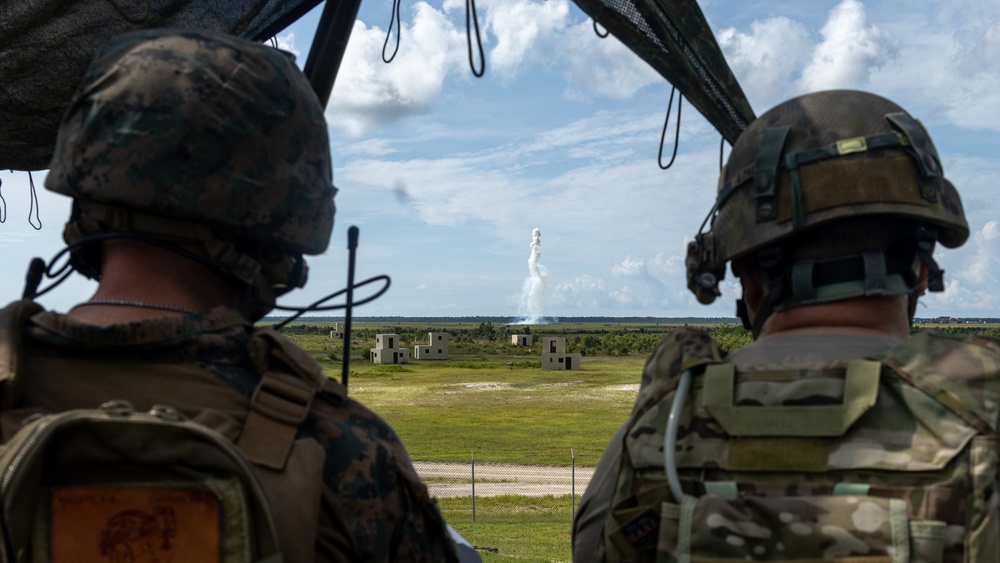 DVIDS - Images - 10th Marines Live Fire Demonstration [Image 3 of 8]