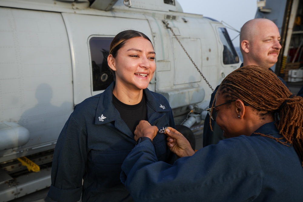 DVIDS - Images - USS Truxtun ESWS Pinning [Image 3 of 4]