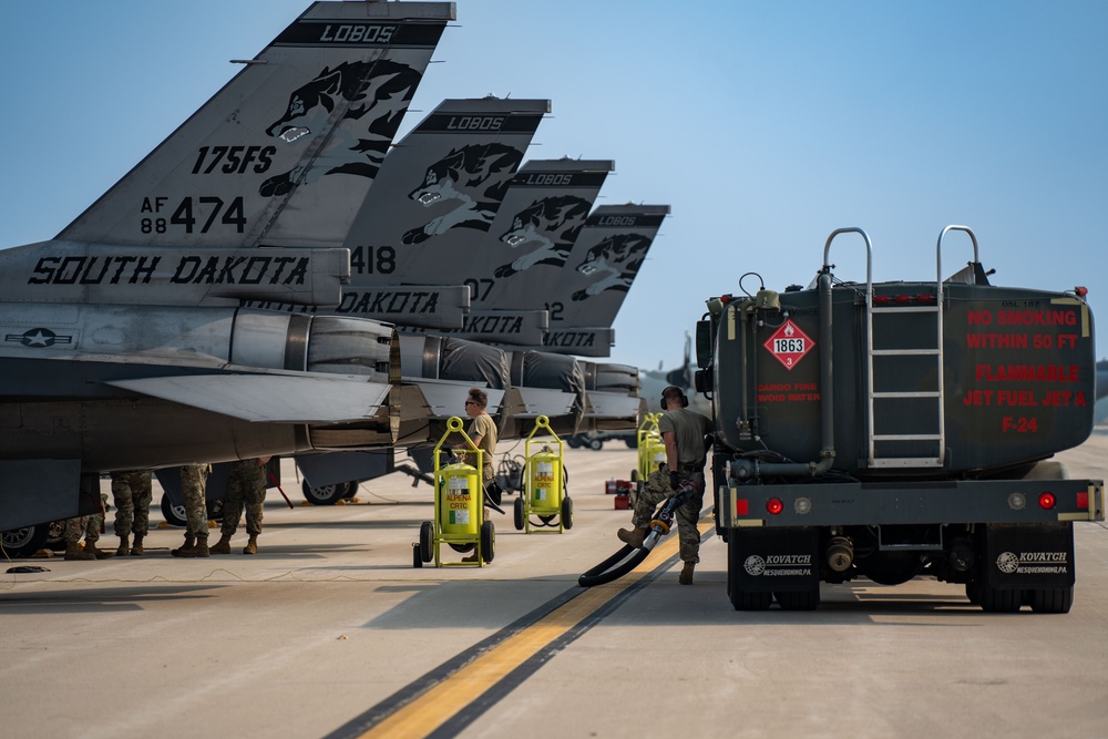 DVIDS - Images - 114th FW F-16s forge joint capability and readiness at Northern Strike 25-2 ...