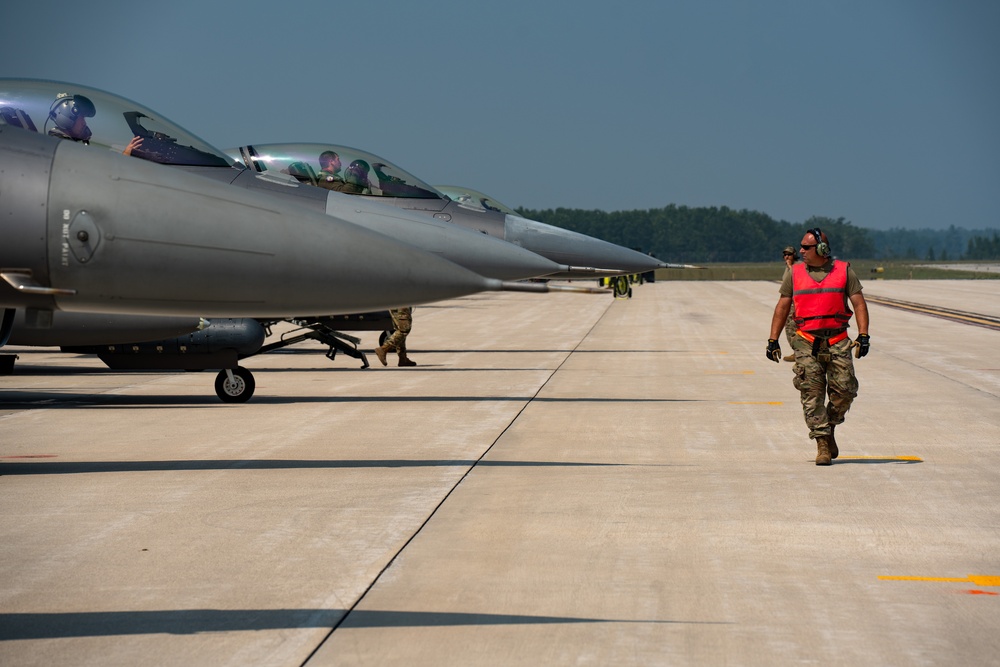 DVIDS - Images - 114th FW F-16s forge joint capability and readiness at Northern Strike 25-2 ...