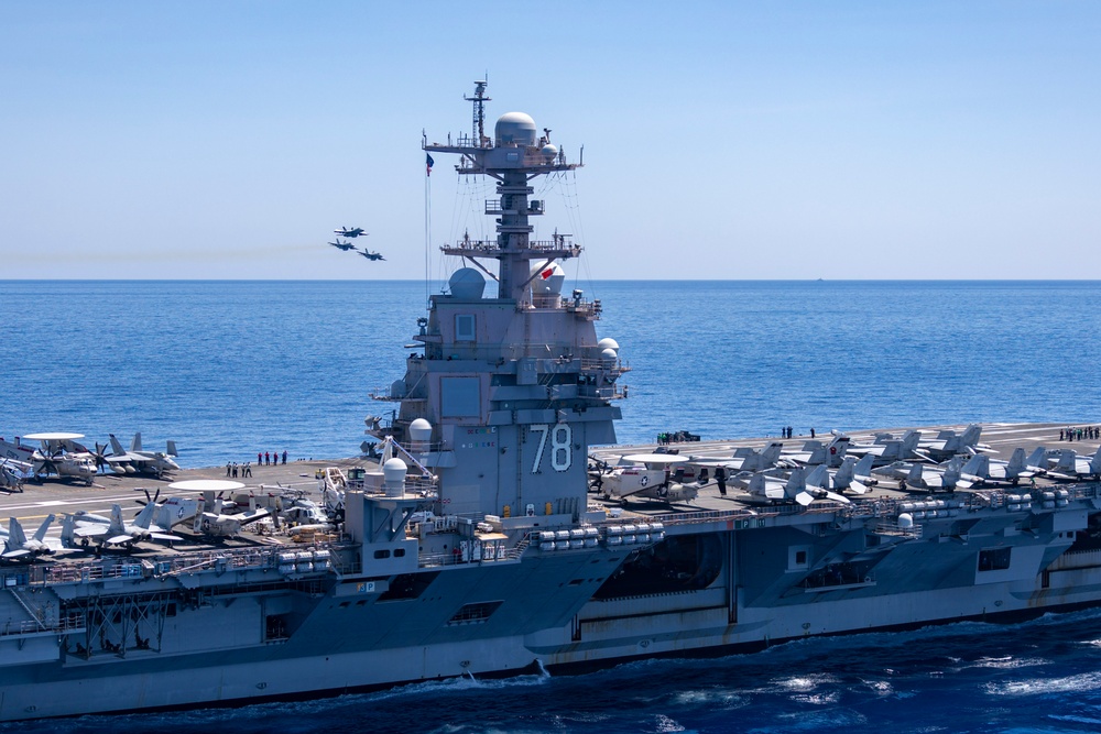 DVIDS - Images - VFA-37 Conducts In-Flight Change of Command Ceremony [Image 1 of 7]