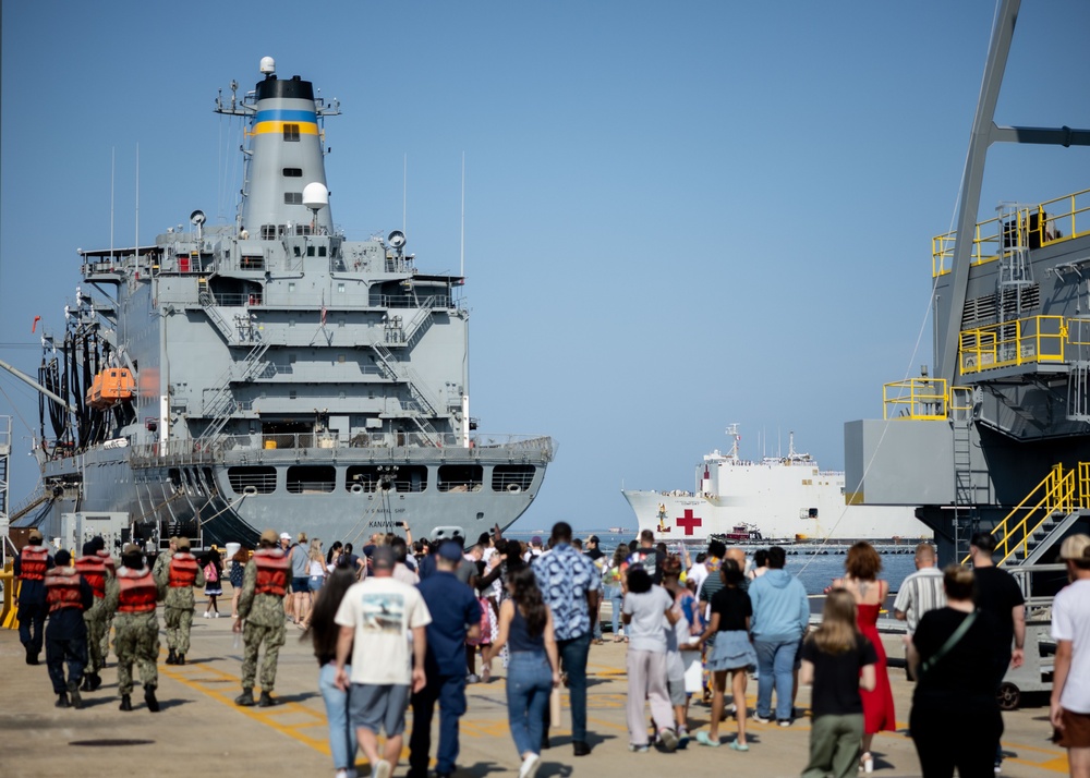 DVIDS - Images - USNS Comfort (T-AH 20) Returns From Continuing Promise ...