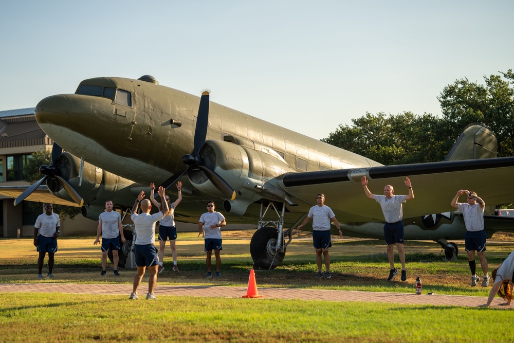 DVIDS - Images - Command Chief Power joins 502d ABW first sergeants for ...