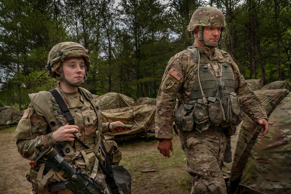 DVIDS - Images - 363rd Engineer Battalion Walk Through The Bivouac