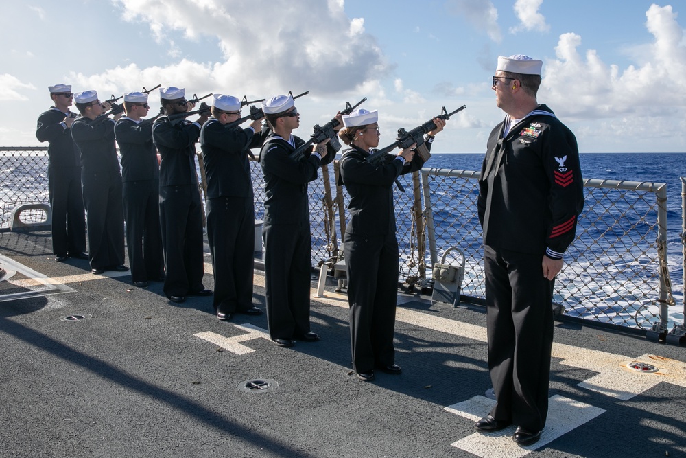DVIDS - Images - Fitzgerald conducts Burial-at-sea [Image 4 of 4]