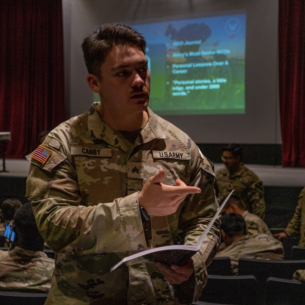DVIDS - Images - First Team Troopers attend writing workshop for the ...
