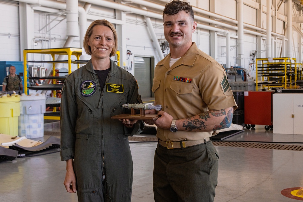 DVIDS - Images - Sgt. Sowada Honored with PMA-201 Precision Striker ...