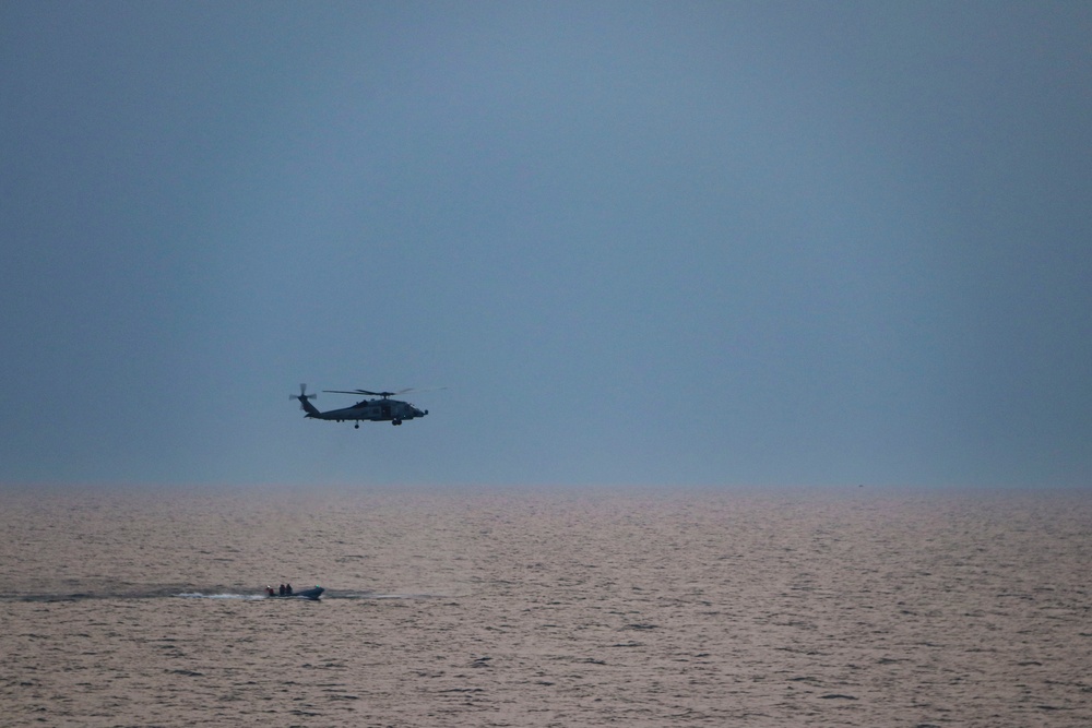 DVIDS - Images - A MH-60R Sea Hawk helicopter conducts search-and ...