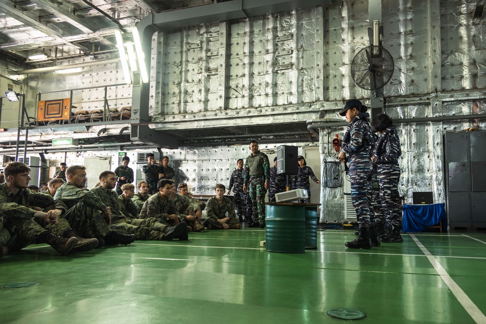 DVIDS - Images - Super Garuda Shield 25: KRI Makassar (MKS 590) departs ...