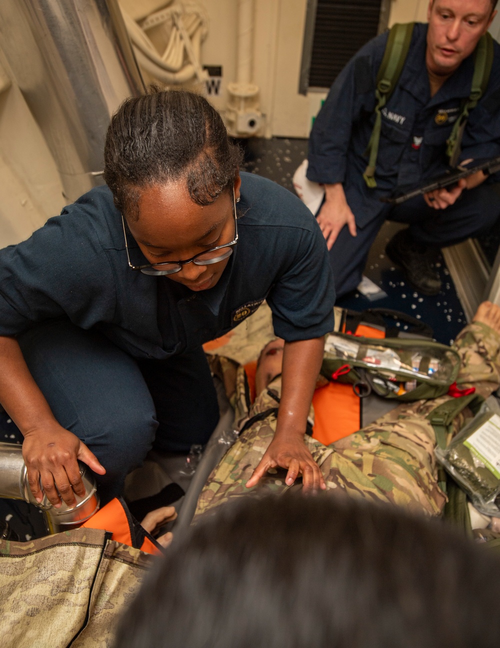 DVIDS - Images - USS Higbee Sailors Conduct TCCC Training [Image 1 of 5]