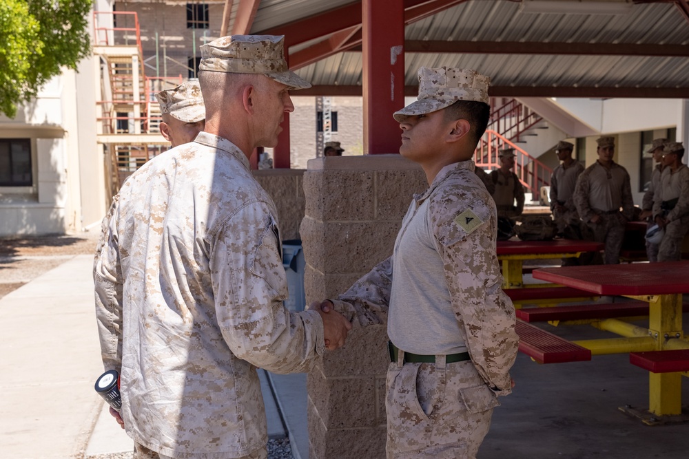 DVIDS - Images - I MEF Commanding General visits JTF-SB Marines [Image 1 of 4]