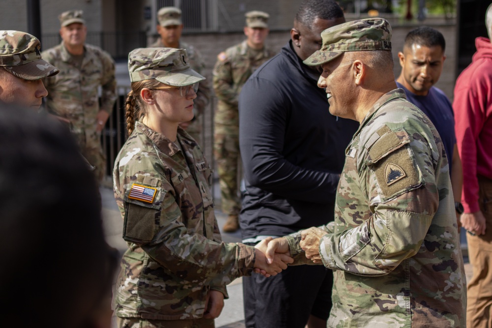DVIDS - Images - U.S. Army Brig. Gen. Leland D. Blanchard presents a ...