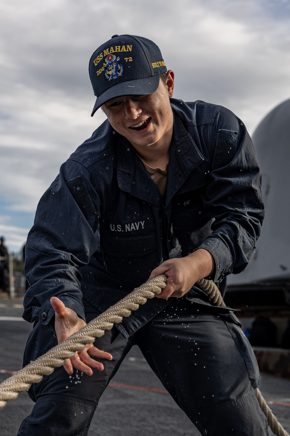 DVIDS - Images - USS Mahan (DDG 72) Departs Bergen, Norway [Image 2 of 4]