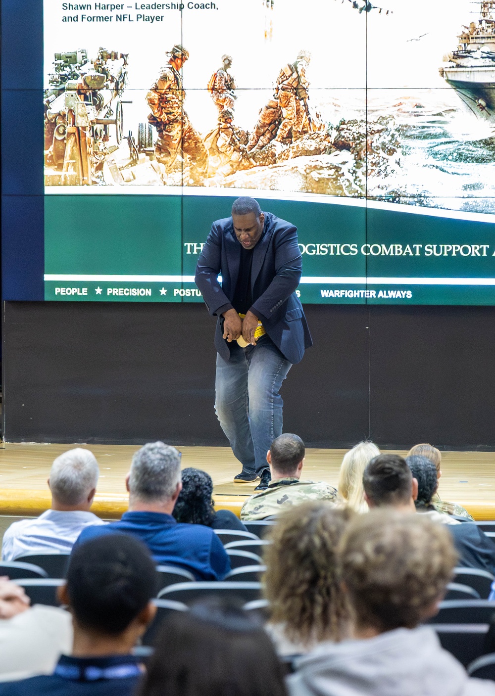 DVIDS - Images - Motivational speaker and former NFL football player ...