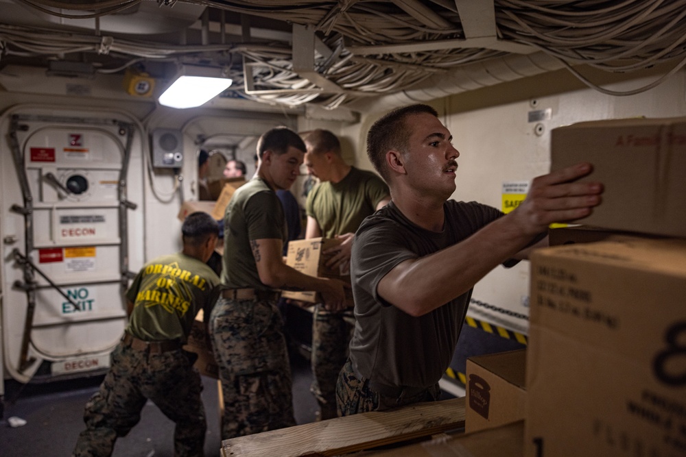 DVIDS - Images - 22nd MEU(SOC) | USS San Antonio Replenishment-At-Sea ...