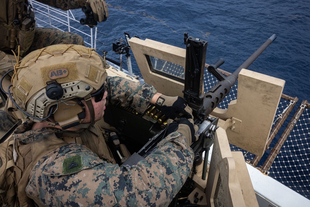 DVIDS - Images - 22nd MEU(SOC) | BLT 3/6 Machine Gun Deck Shoot on USS ...