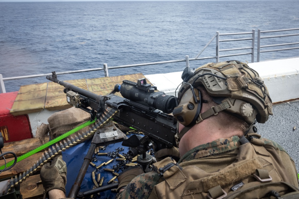 DVIDS - Images - 22nd MEU(SOC) | BLT 3/6 Machine Gun Deck Shoot on USS ...