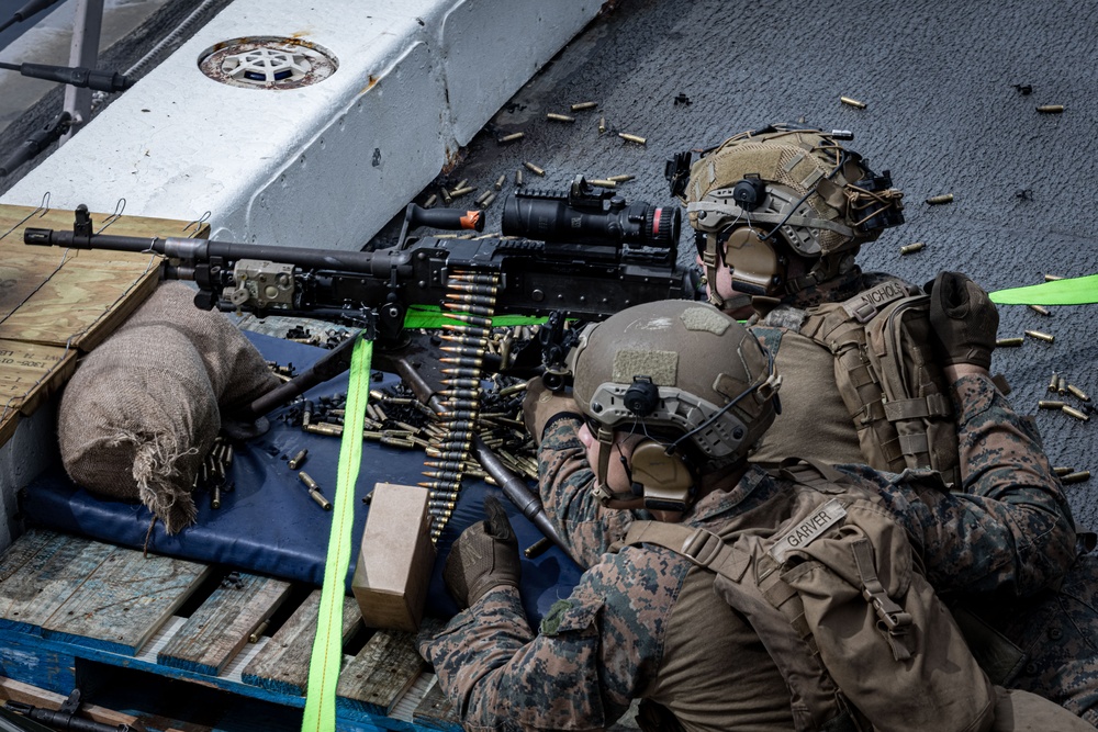 DVIDS - Images - 22nd MEU(SOC) | BLT 3/6 Machine Gun Deck Shoot on USS ...