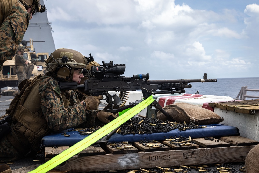 DVIDS - Images - 22nd MEU(SOC) | BLT 3/6 Machine Gun Deck Shoot on USS ...