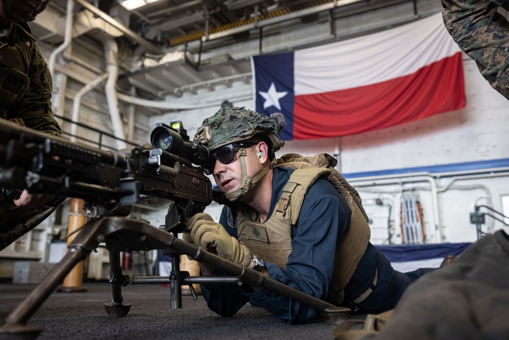 DVIDS - Images - 22nd MEU(SOC) | BLT 3/6 Machine Gun Deck Shoot on USS ...