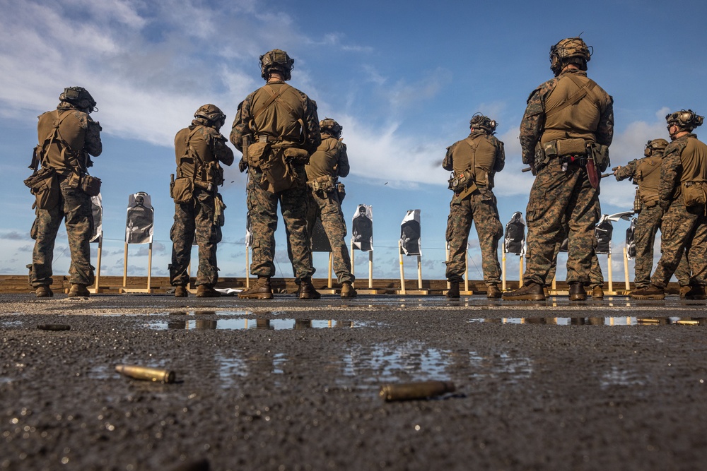 DVIDS - Images - 22nd MEU(SOC) | Lima Co, BLT 3/6 Deck Shoot on USS San ...