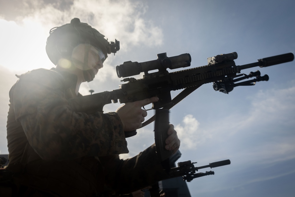 DVIDS - Images - 22nd MEU(SOC) | Lima Co, BLT 3/6 Deck Shoot on USS San ...