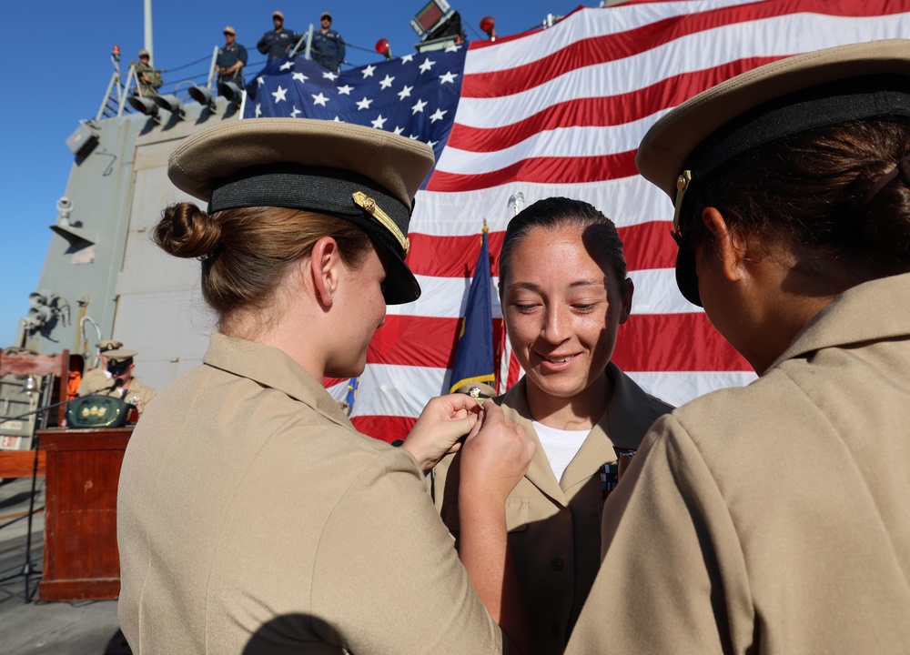 DVIDS - Images - USS Roosevelt (DDG 80) Celebrates CPO Pinning Ceremony ...