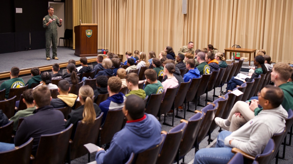DVIDS - Images - JROTC visits the USNMR on SHAPE [Image 1 of 6]