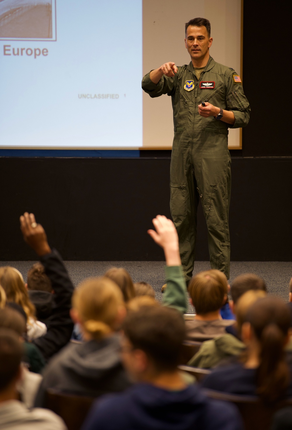 DVIDS - Images - JROTC visits the USNMR on SHAPE [Image 2 of 6]