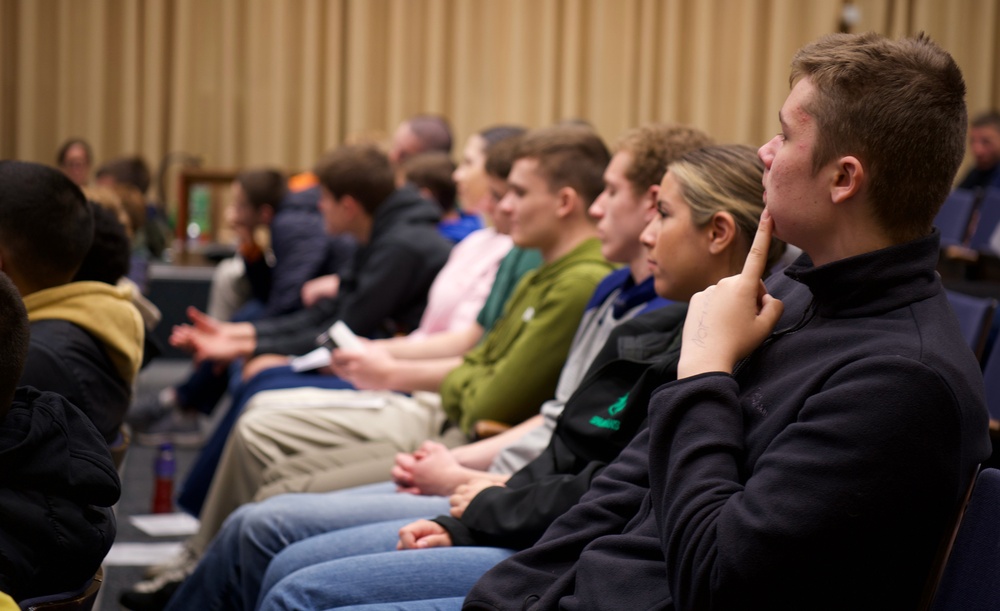 DVIDS - Images - JROTC visits the USNMR on SHAPE [Image 6 of 6]