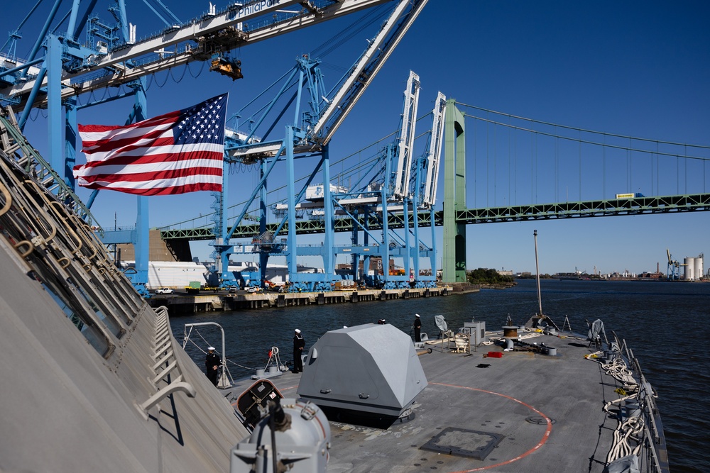 DVIDS - Images - USS Cooperstown (LCS 23) Arrives in Philadelphia for ...