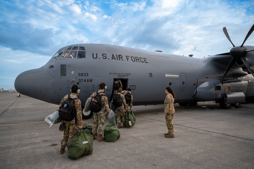 DVIDS - Images - BM 26-1: 374 AW simulates rapid troop deployment ...