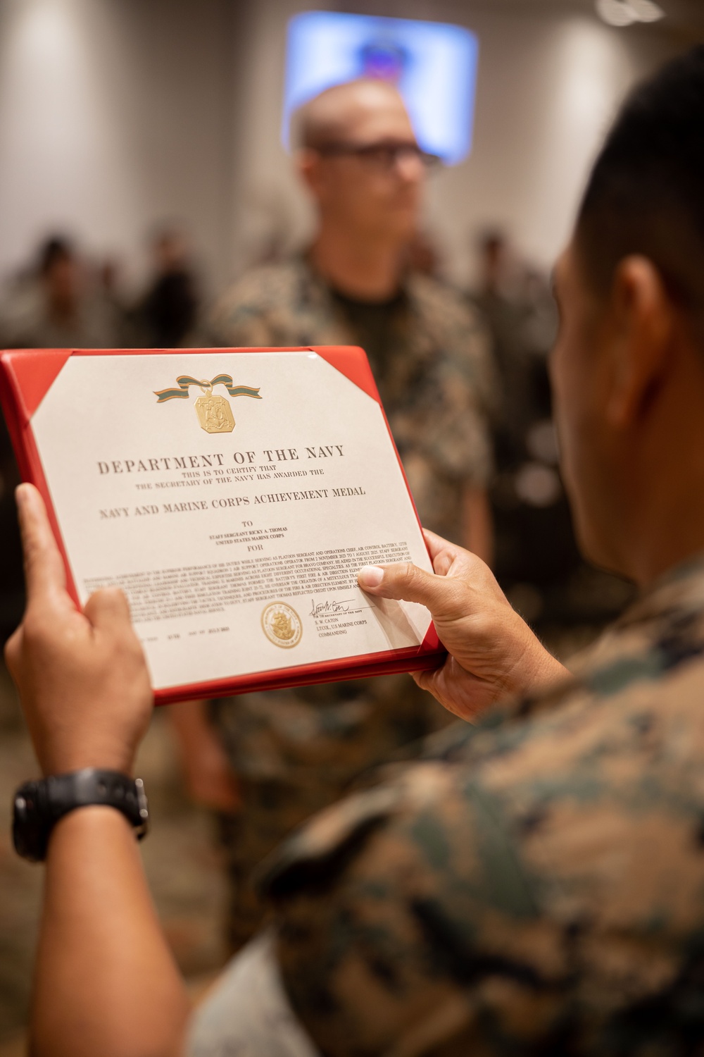 DVIDS - Images - 12th LAAB Marine Awarded the Navy and Marine Corps ...