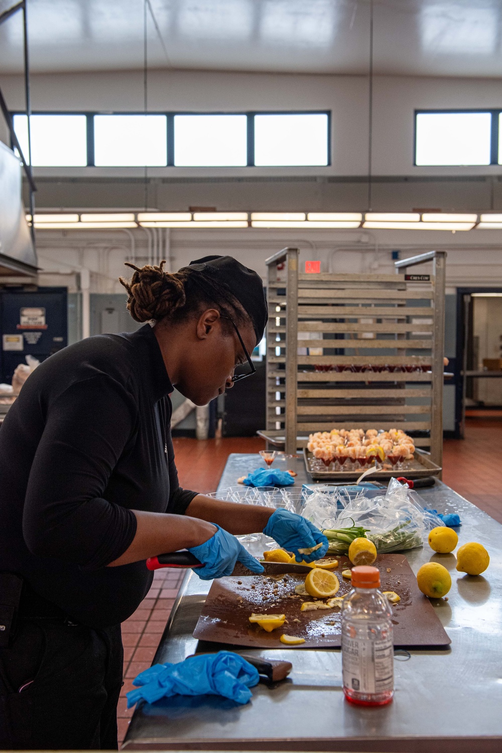 DVIDS - Images - NAS Oceana Gallley Navy 250th Birthday Meal [Image 1 of 5]