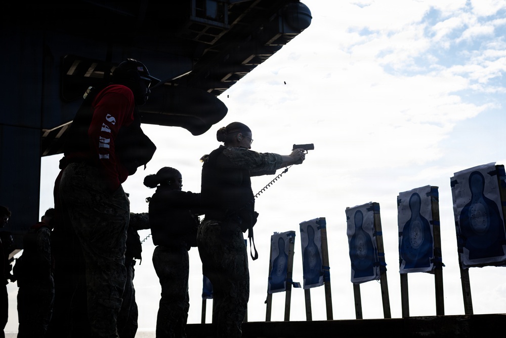 DVIDS - Images - USS Gerald R. Ford (CVN 78) Small Arms Qualification ...